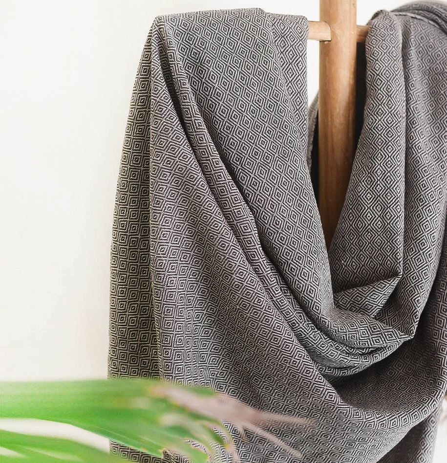 Buy Organic Cotton Scarf Black - Cotton Scarves Online | Urban Medley